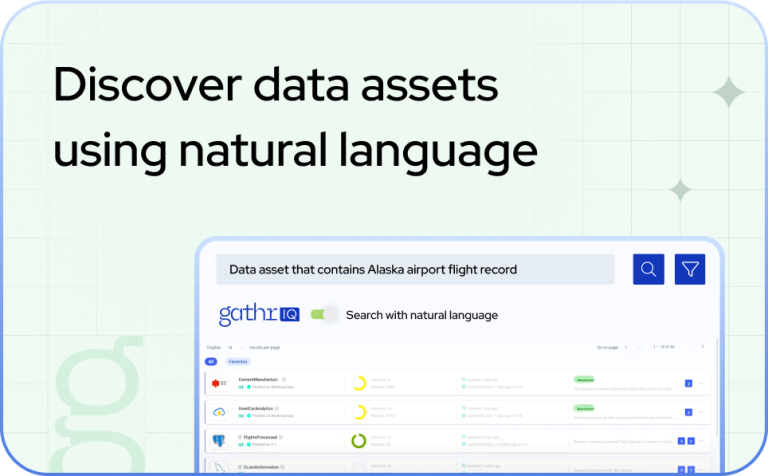 Transform data using natural language % % | Gathr.ai